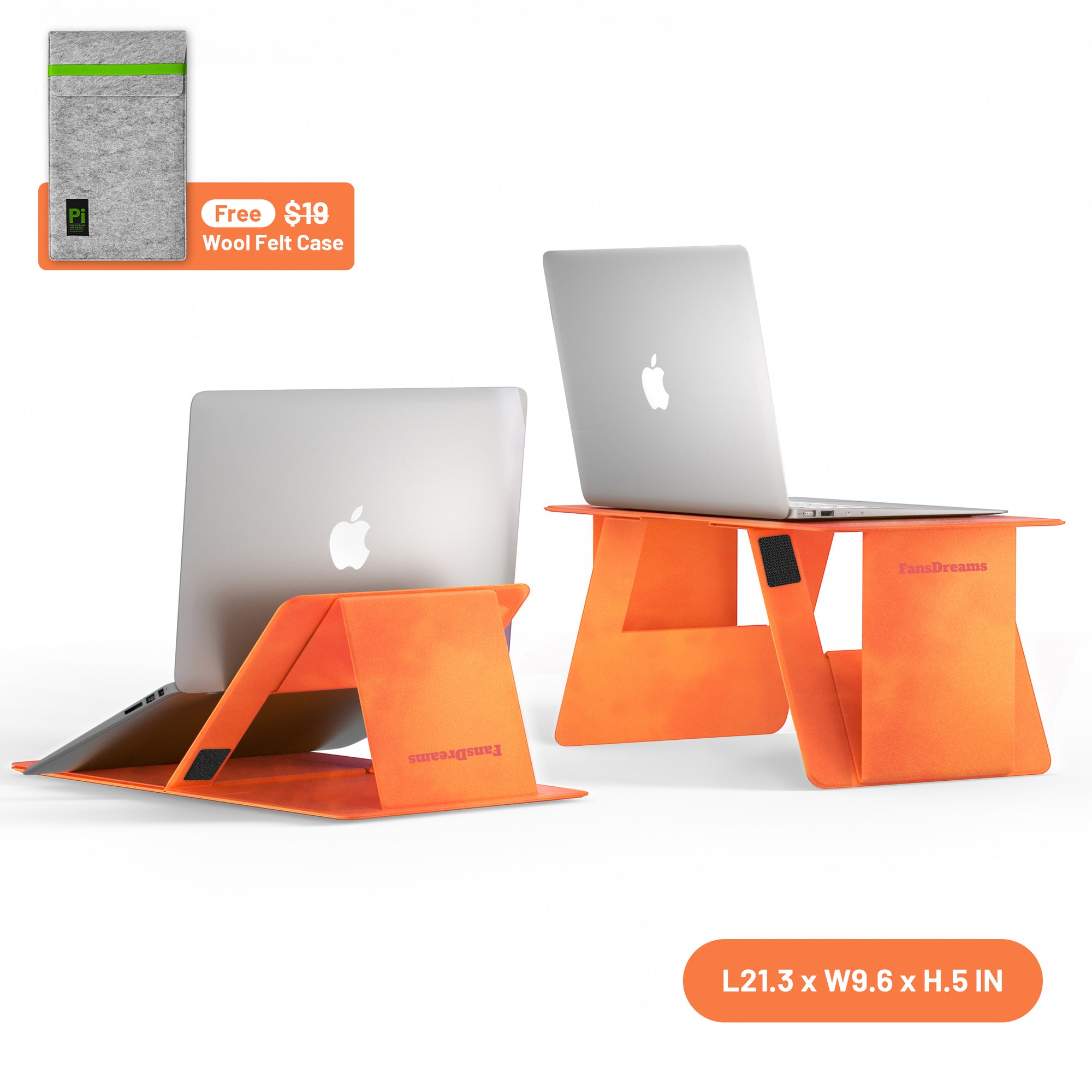 Pi Lap Desk | Portable, Comfortable Workspace for Laptops & Tablets ...