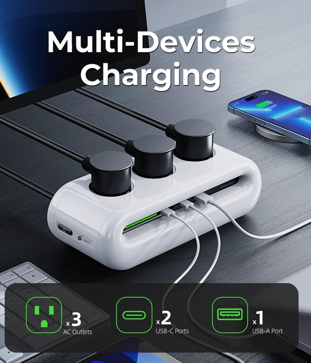 Power Cloud Charging Station & Power Strip | All-in-One, Fast Charging